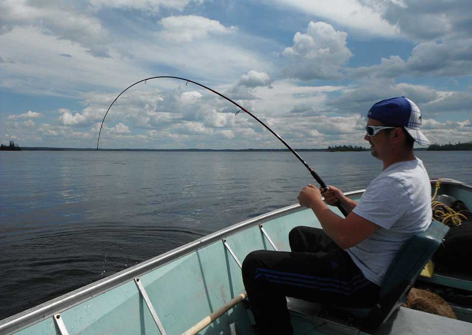 Windy Point Lodge, Kabinakagami Lake, Northern Ontario, Canada